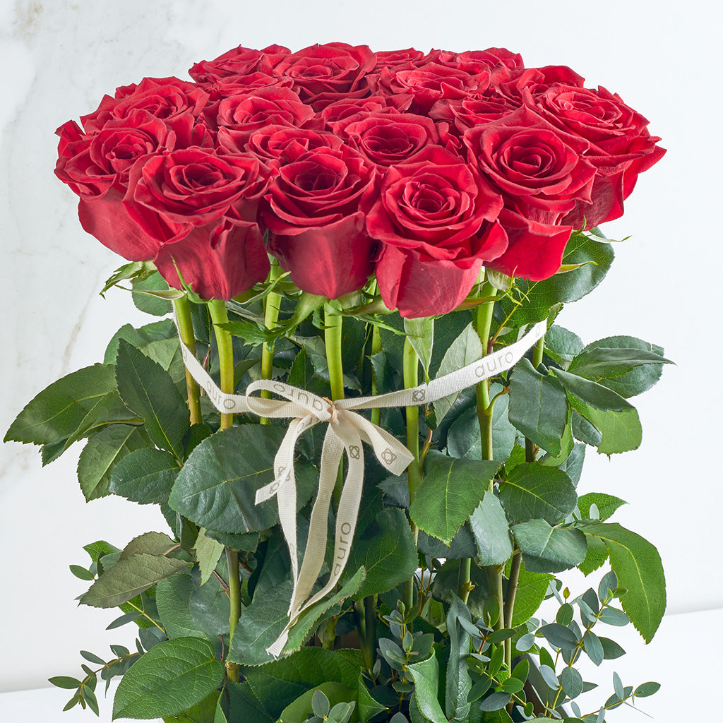 Inicio Flores Rosas Rojas Ramo De 30 Rosas Mil Estrellas (Arreglo De