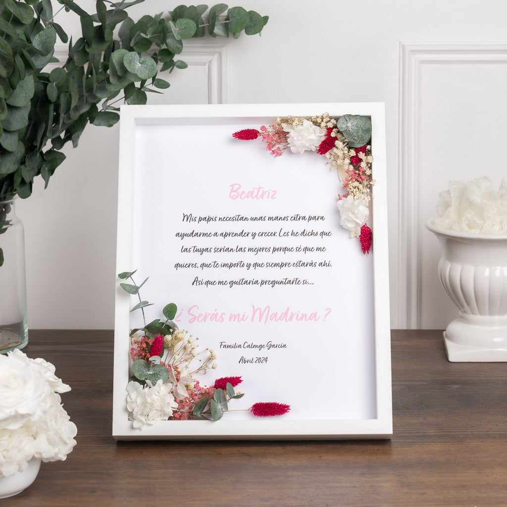 Cuadro XL personalizable - Marco Deseos